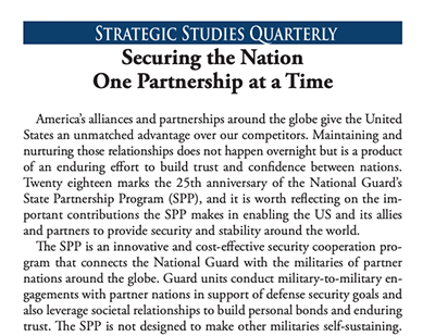 State Partnership Program - The National Guard